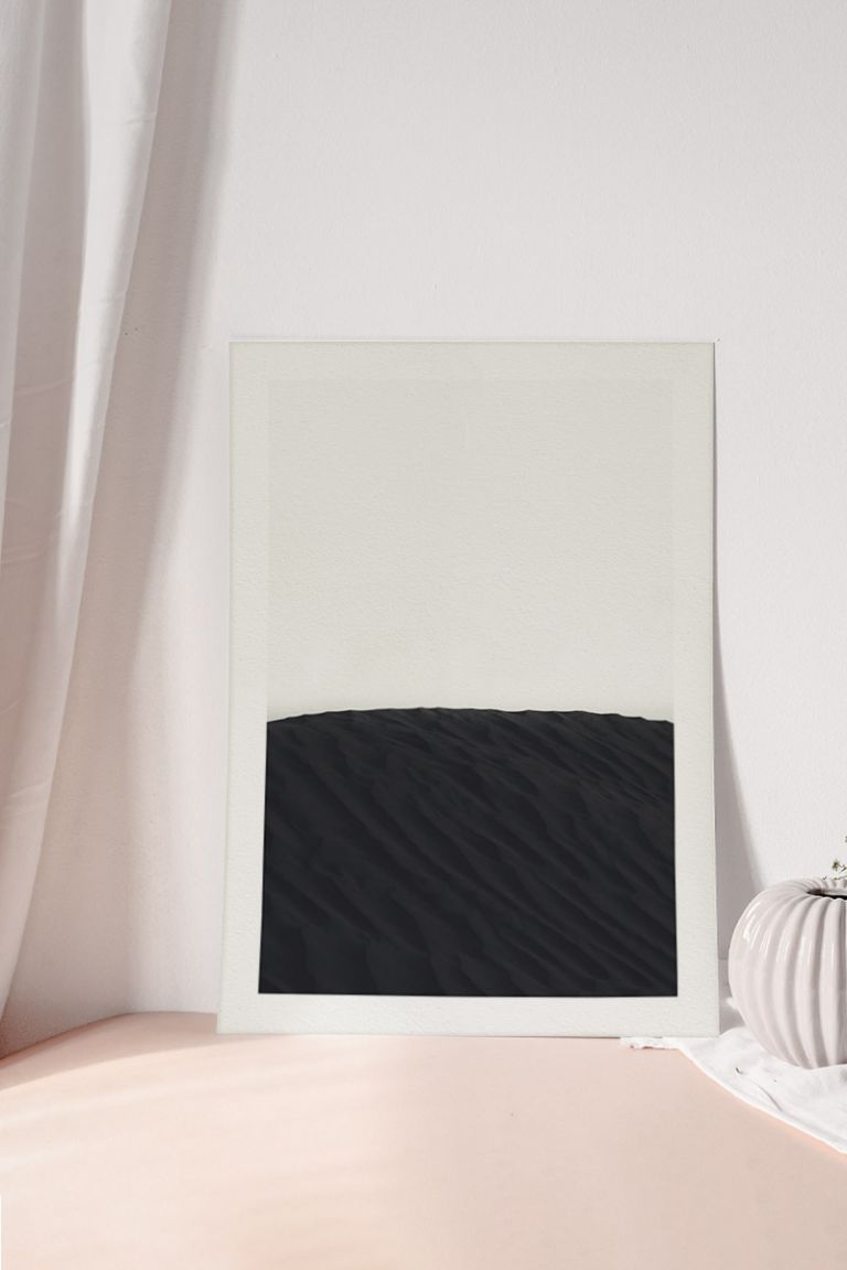 Black Sand Premium Poster - Εκτύπωση Poster με Kορνίζα